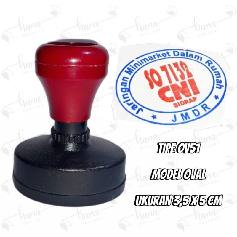 Jual Stempel Flash Warna Oval / Stempel Kantor / Toko | Shopee Indonesia