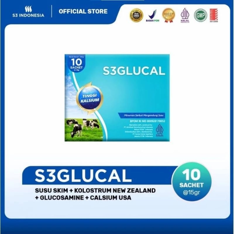 Jual GLUCAL 1 BOX ISI 10 SACHET 100% ORIGINAL COD | Shopee Indonesia