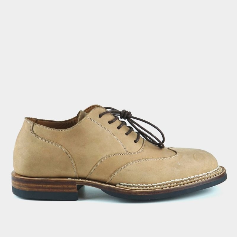 Jual M&T - Sepatu Derby Pria Wingtip Crazy Horse Leather - Goodyear ...