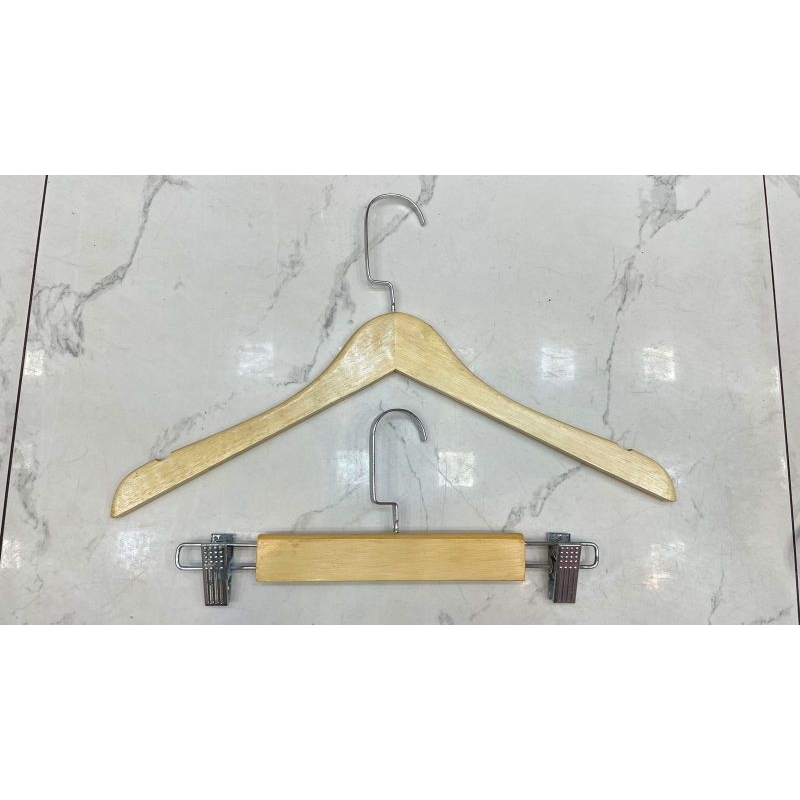 Jual Hanger kayu Stenlis | Shopee Indonesia