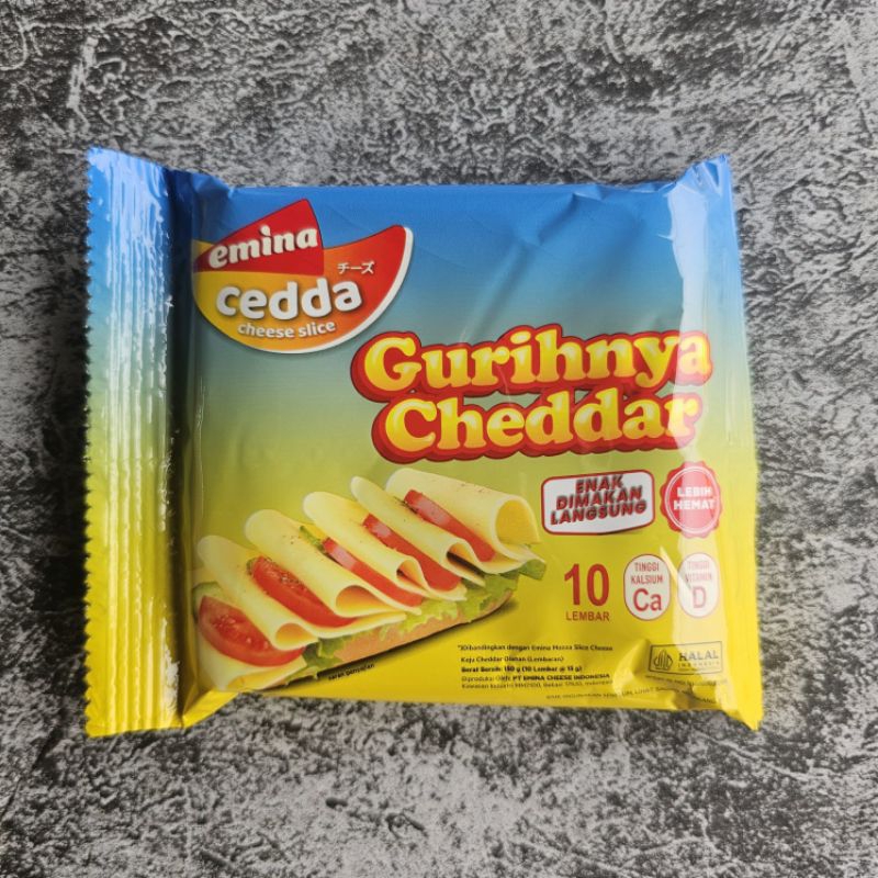 Jual EMINA CEDDAR CHEESE SLICE 10s | Shopee Indonesia