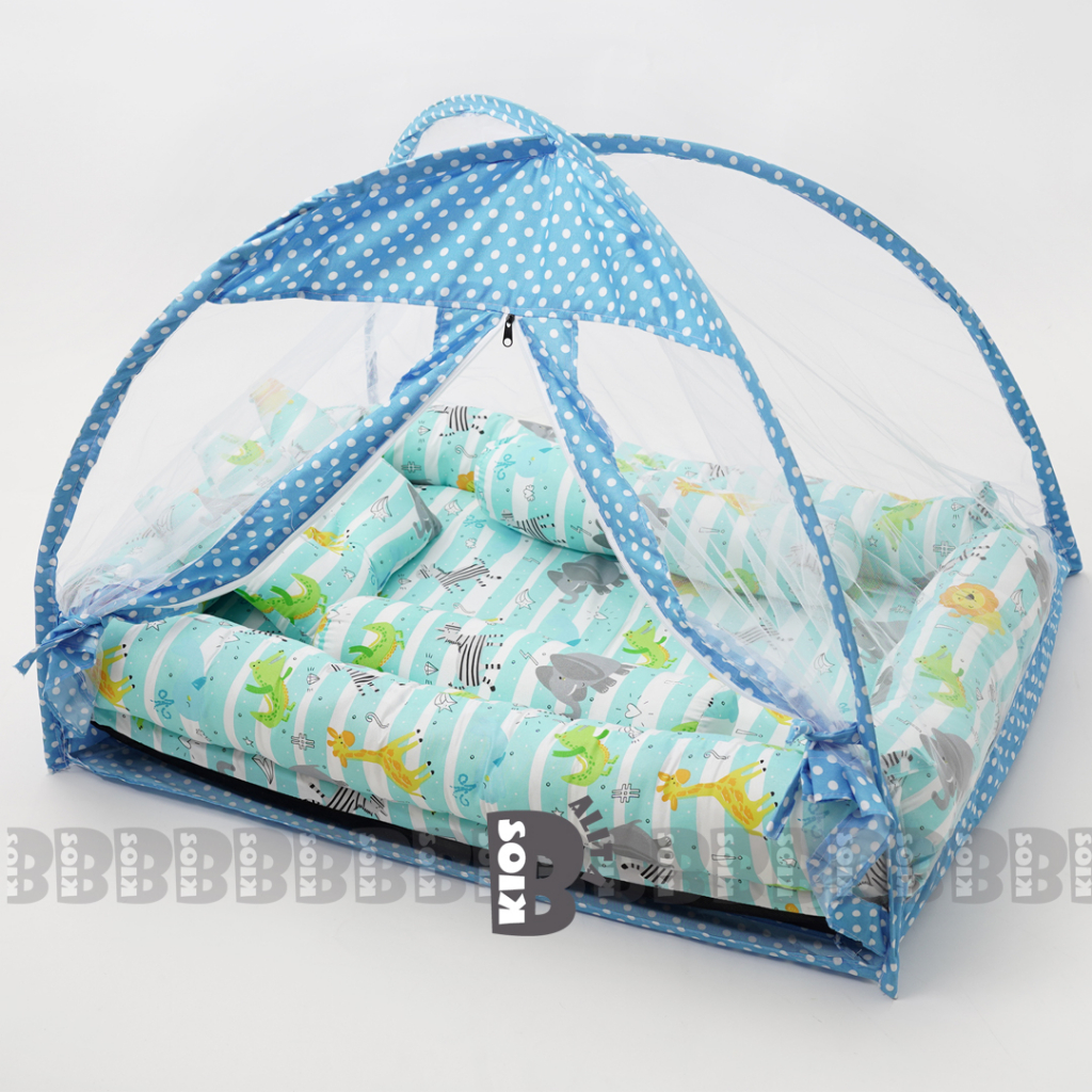 Jual KASUR BAYI TENDA KELAMBU / KASUR BABY KELAMBU SET BANTAL FREE ...