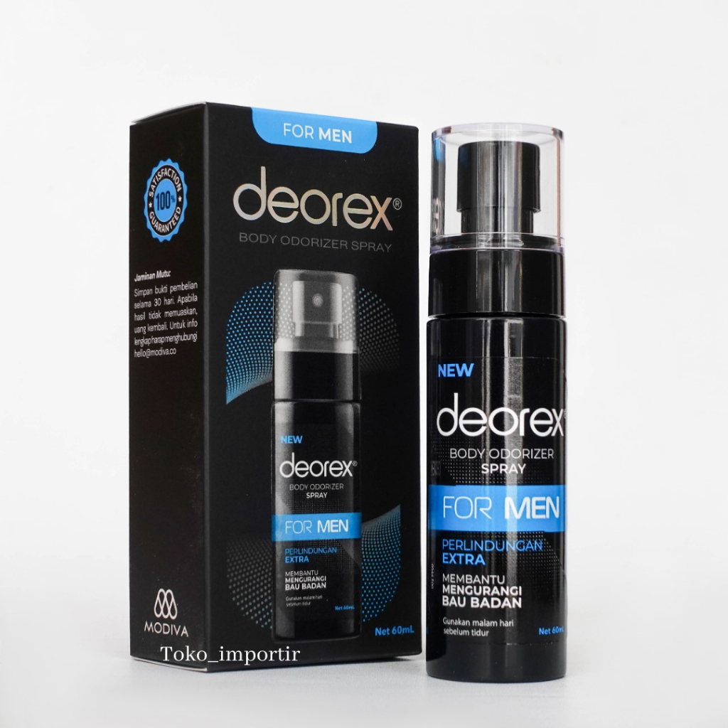Jual Deorex Body Odorizer Spray For Men 60ml Penghilang Bau Badan ...