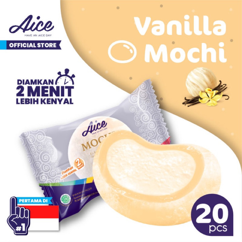 Jual Ice Cream Mochi Vanila Aice 1 Ember = Isi 8L Popular bisa juga ...