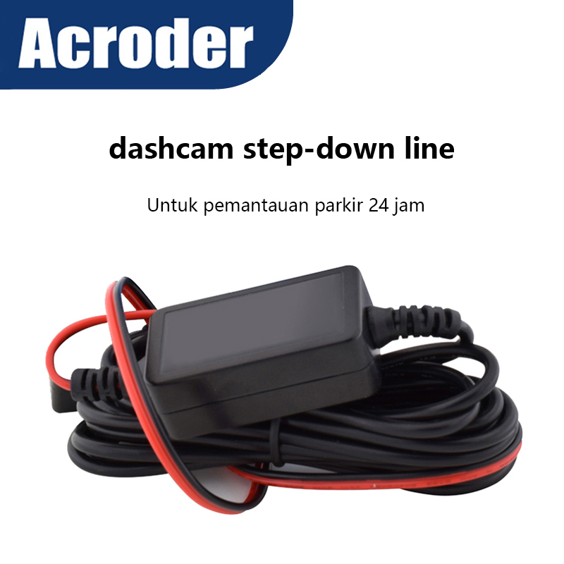 Jual Dashcam Step-Down Line 12v To 5v 24 Hours Parking Monitoring ...