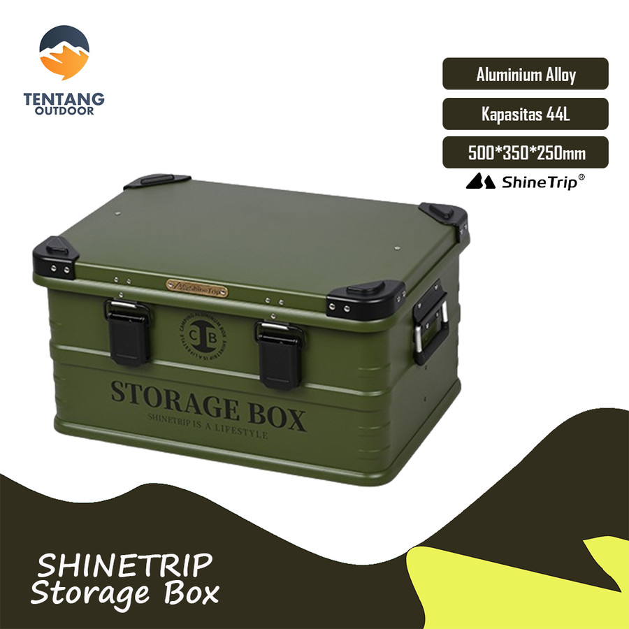Jual SHINETRIP Kotak Penyimpanan Aluminium Storage Box Camping Outdoor ...