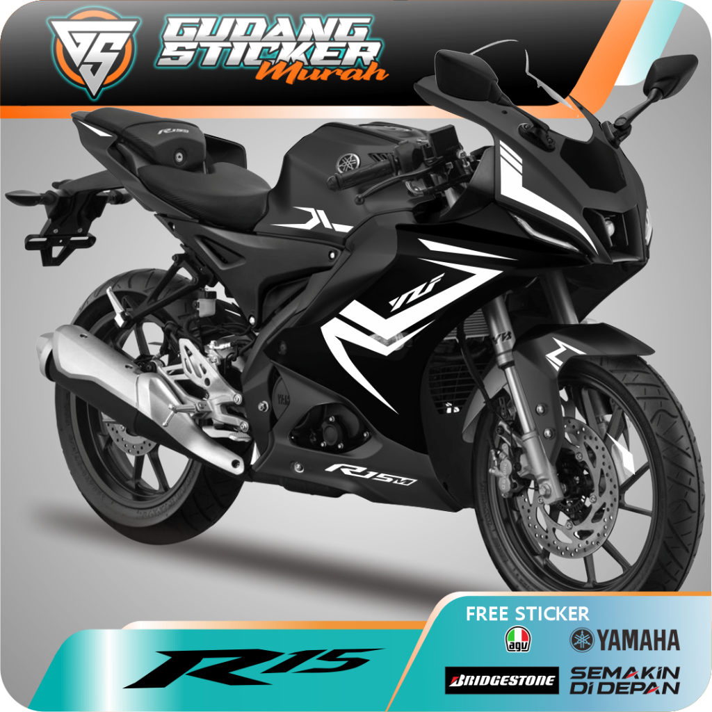 Jual STRIPING CUTTING YAMAHA R15 V4 STIKER LIS NEW STICKER AKSESORIS ...
