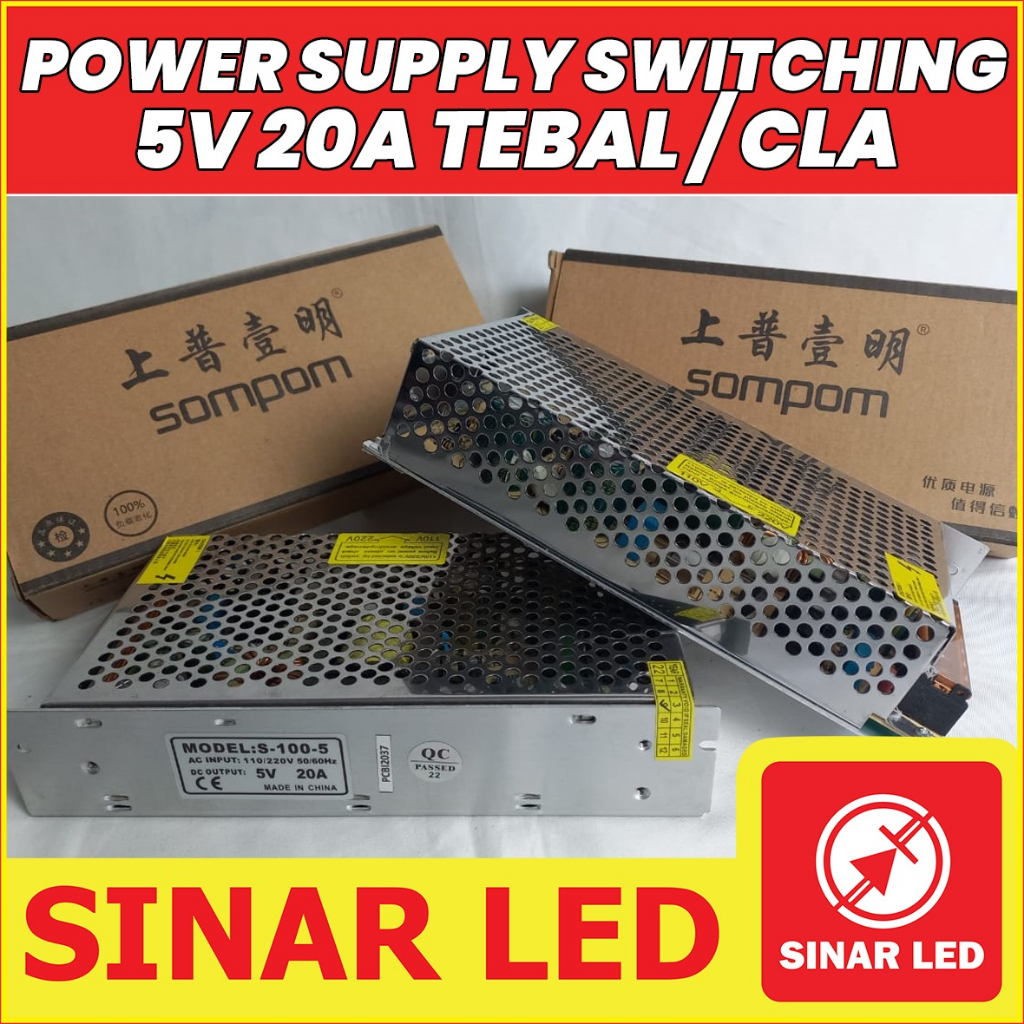 Jual Power Supply Switching 5V 20A Tebal | Shopee Indonesia