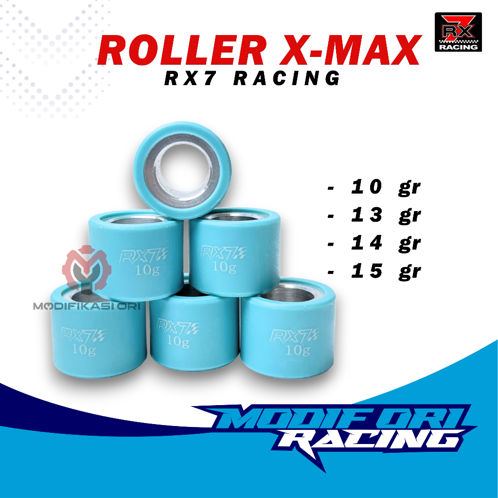 Jual XMAX - Roller Xmax Rx7 Racing Ukuran 10-13-14-15 Gram | Shopee ...