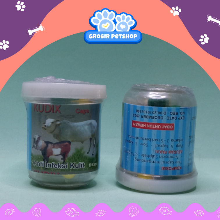 Jual KUDIX CAPSUL - OBAT MINUM ANTI INFEKSI PADA TERNAK OBAT GATAL EXIM ...