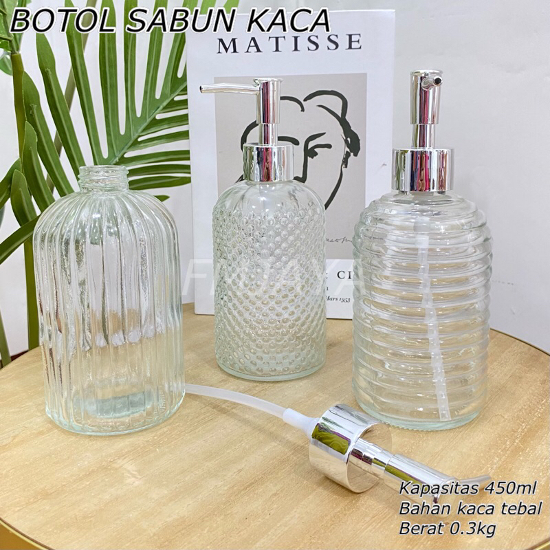 Jual BOTOL SABUN KACA || BOTOL KACA SERBAGUNA || BOTOL DISPENSER SABUN ...