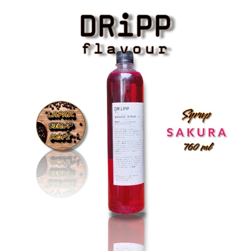 Jual Dripp - Sakura syrup 760ml - sirup minuman rasa bunga sakura ...