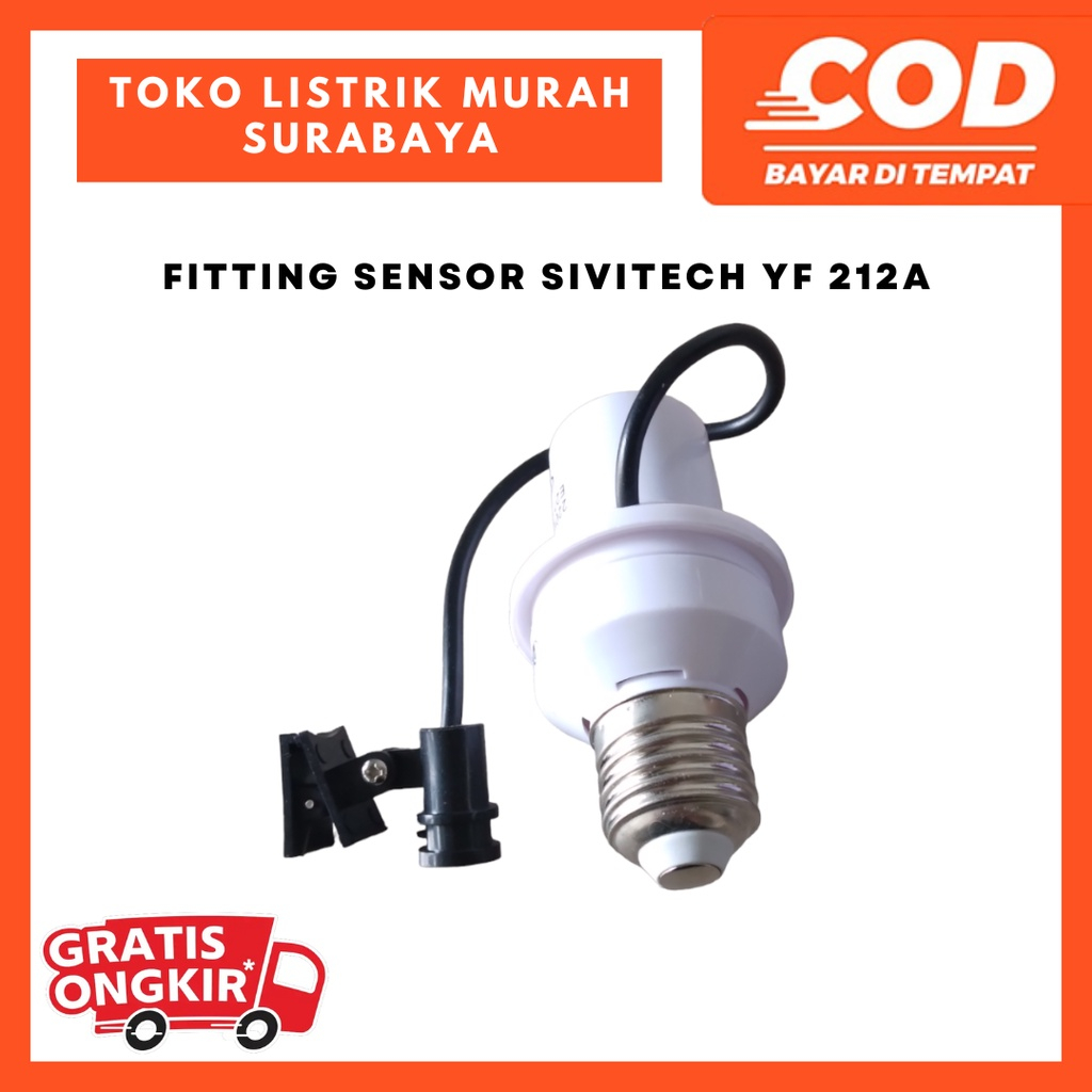 Jual Sivitech Fitting Lampu Sensor | Shopee Indonesia