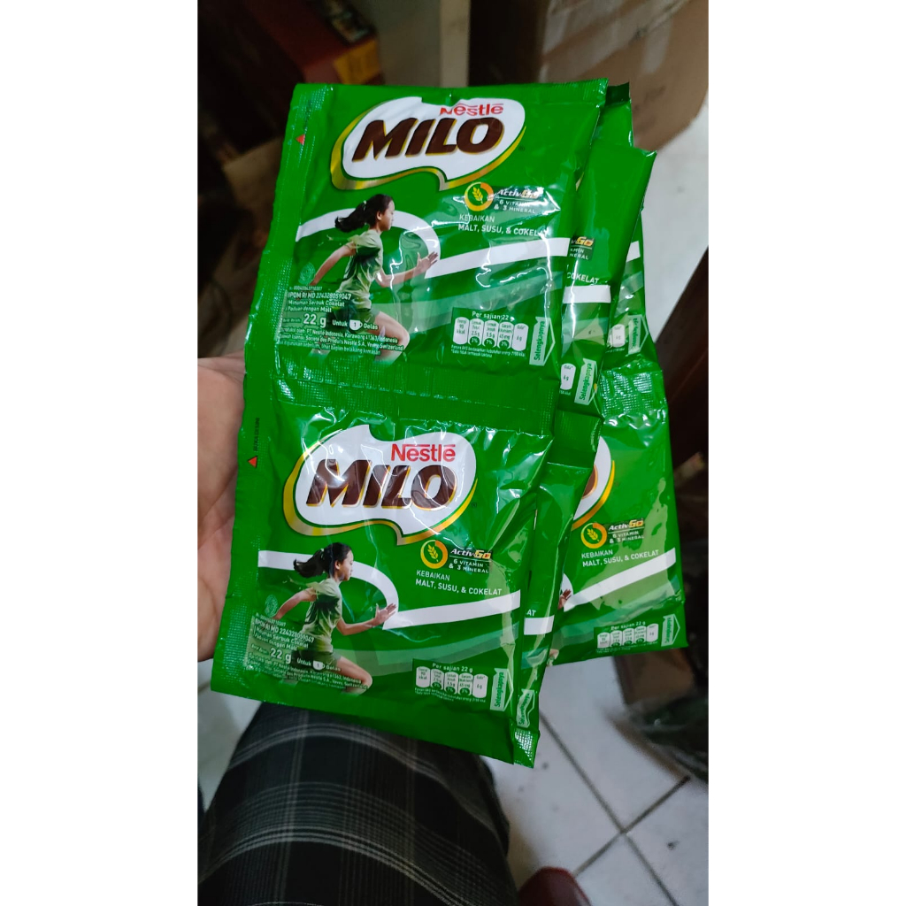 Jual MILO SACHET 10X22gr - ISI 10 BUNGKUS ATAU BONUS MILO 1 SASET ...