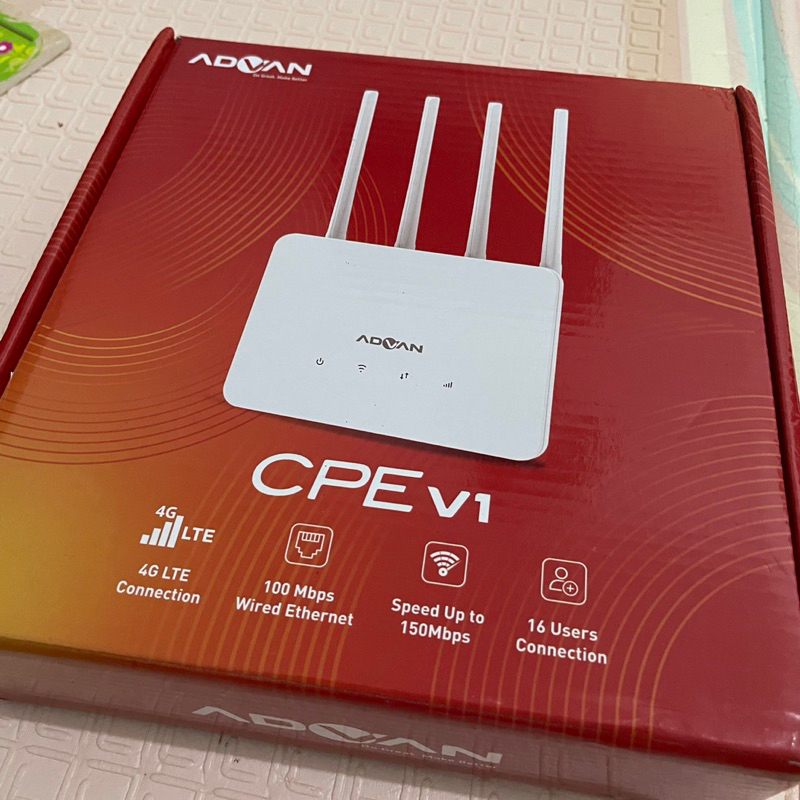 Jual ADVAN CPE v1 Modem Router Wifi Hybrid 4G LTE Unlock Semua Operator ...