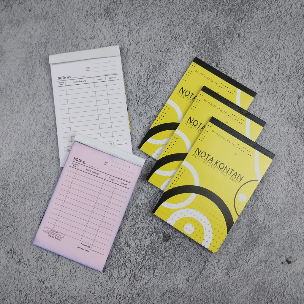 Jual Buku Nota Kontan 2 ply / Nota Kontan 2 Rangkap / Nota Kontan Tanpa ...