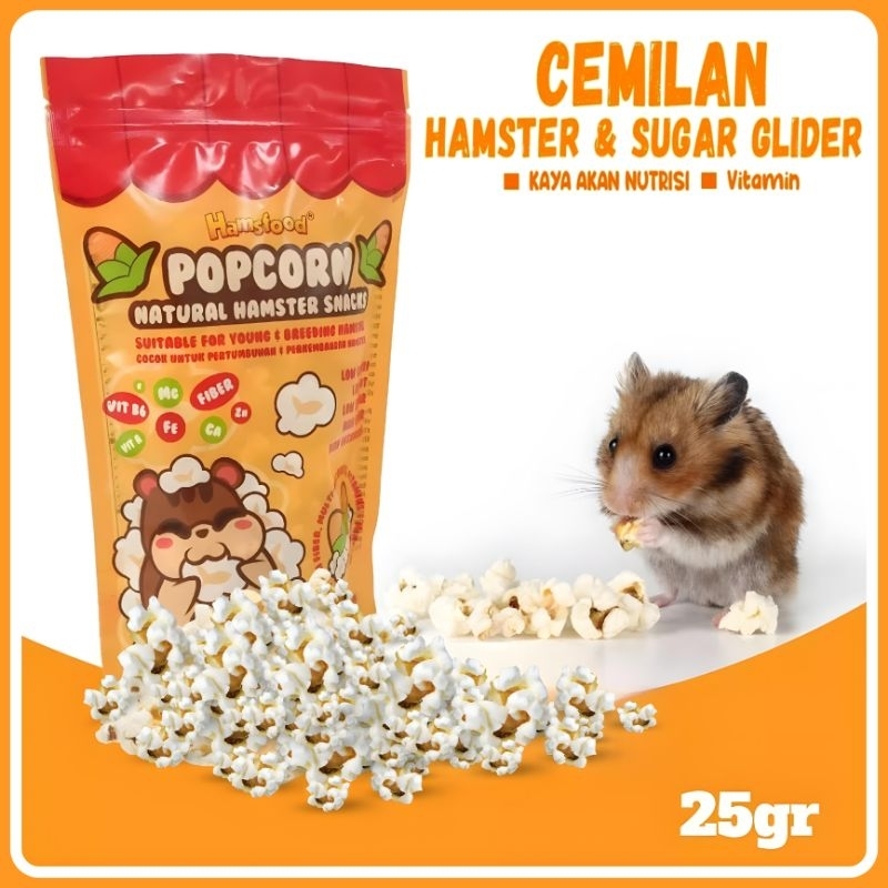 Jual SUPER POPCORN CEMILAN SNACK FAVORIT HAMSTER SUGARGLIDER GUINEA PIG 250 GR | Shopee Indonesia