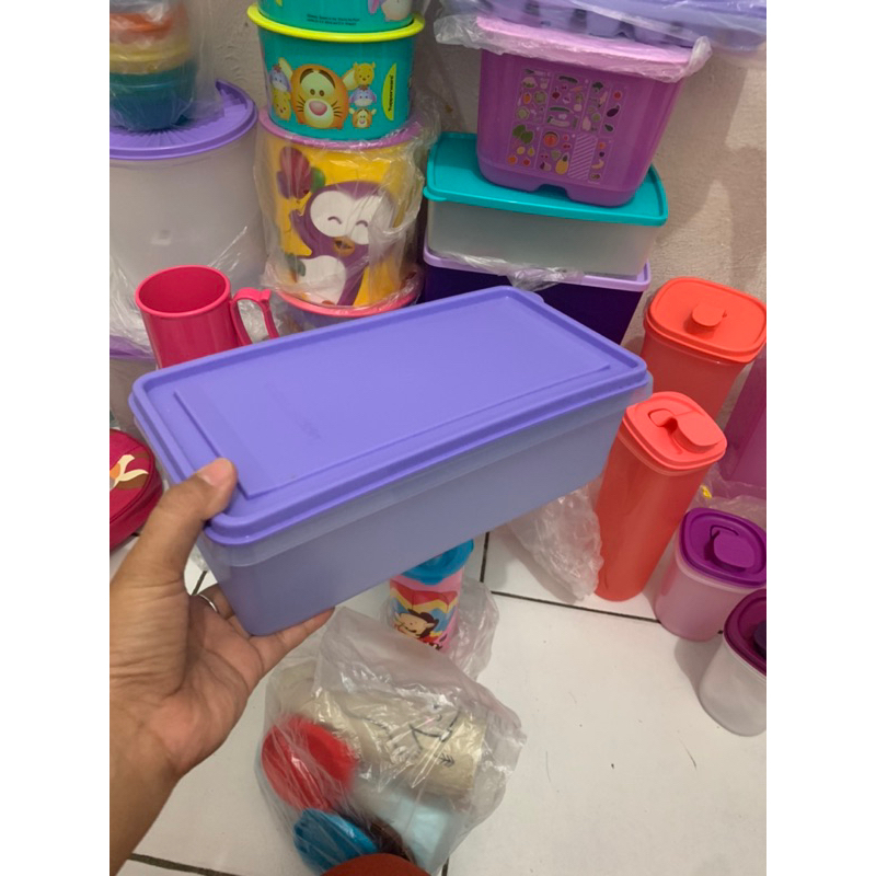 Jual Container Tupperware 1.5L Ungu Original Tupperware | Shopee Indonesia