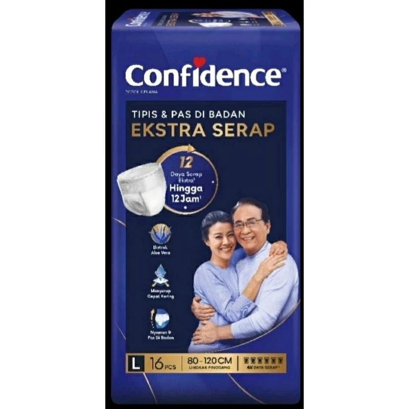 Jual Confidence Extra Serap L16 - Confidence Popok Celana Dewasa Extra Serap L 16 | Shopee Indonesia