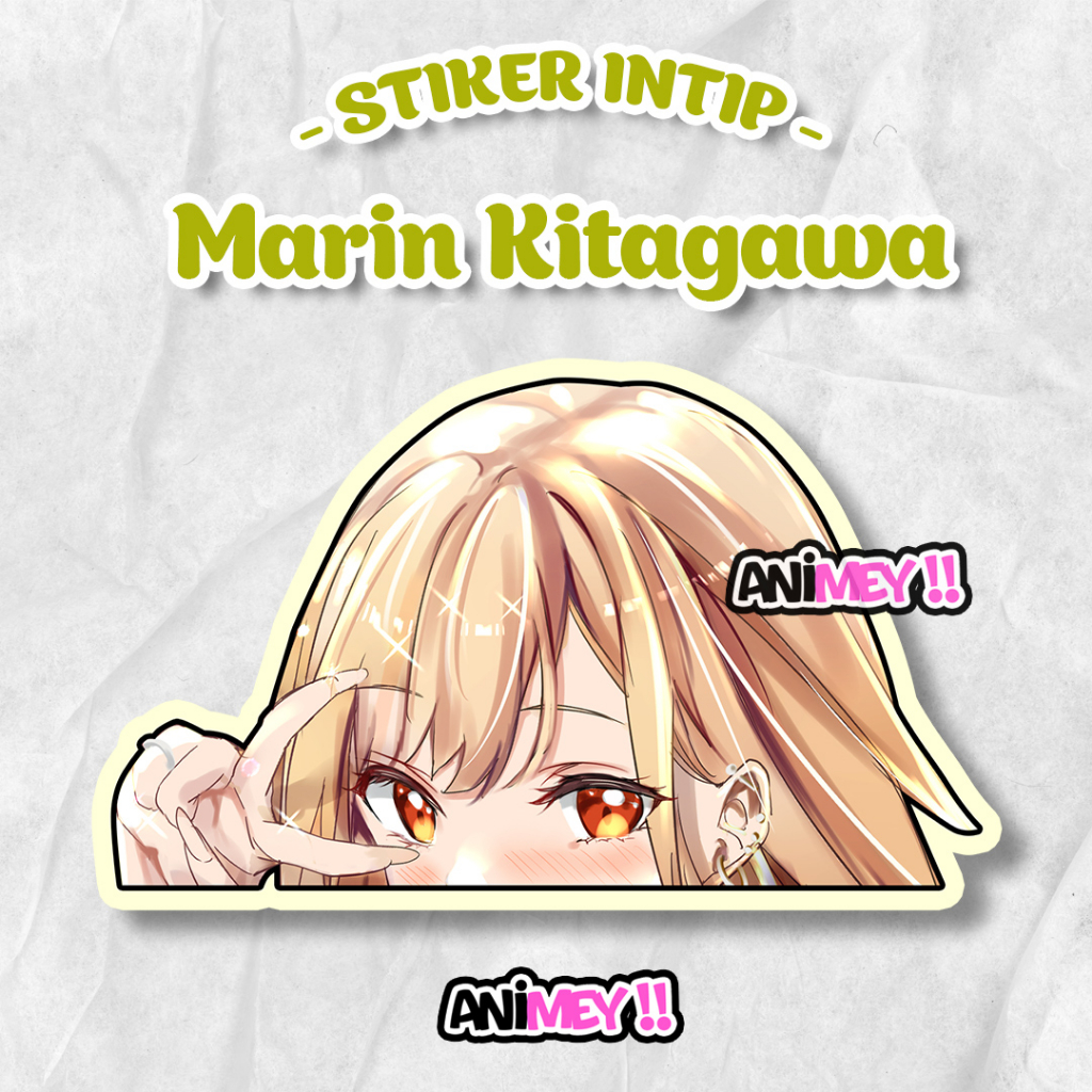 Jual Stiker Intip Marin Kitagawa / Sticker Anime Waterproof | Shopee ...