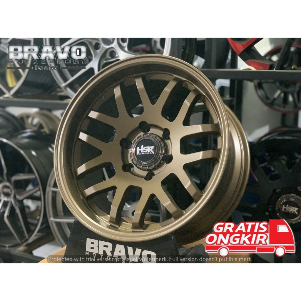 Jual VELG MOBIL PAJERO FORTUNER HILUX DOUBLE HSR A LAP RING 18 BRONZE ...