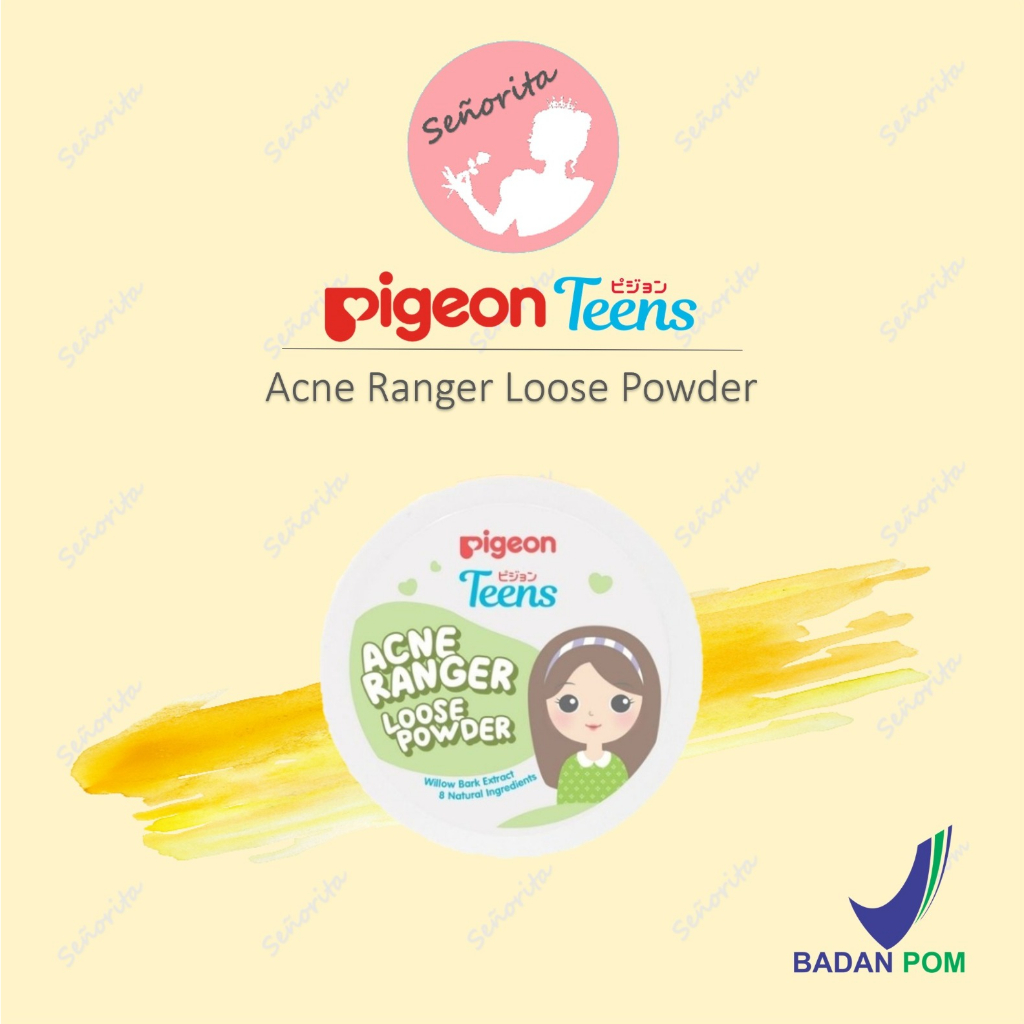 Jual PIGEON TEENS Acne Ranger Loose Powder 12g | Shopee Indonesia