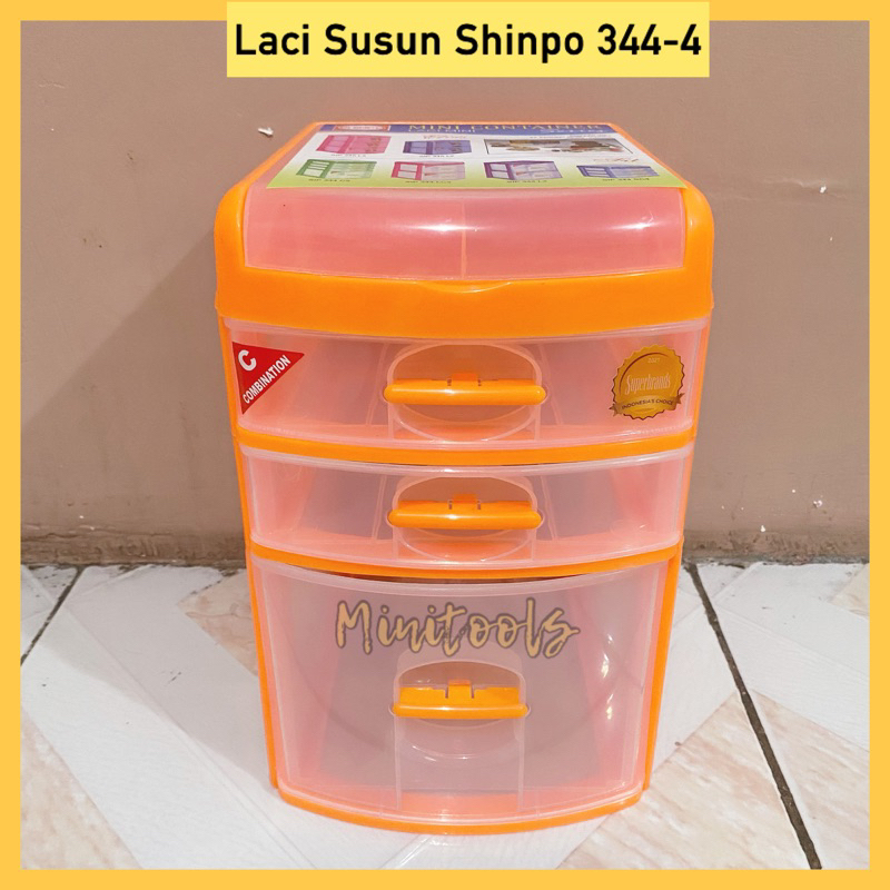 Jual Laci Plastik Susun Besar Shinpo SIP 344 / Laci Obat / Tempat ...