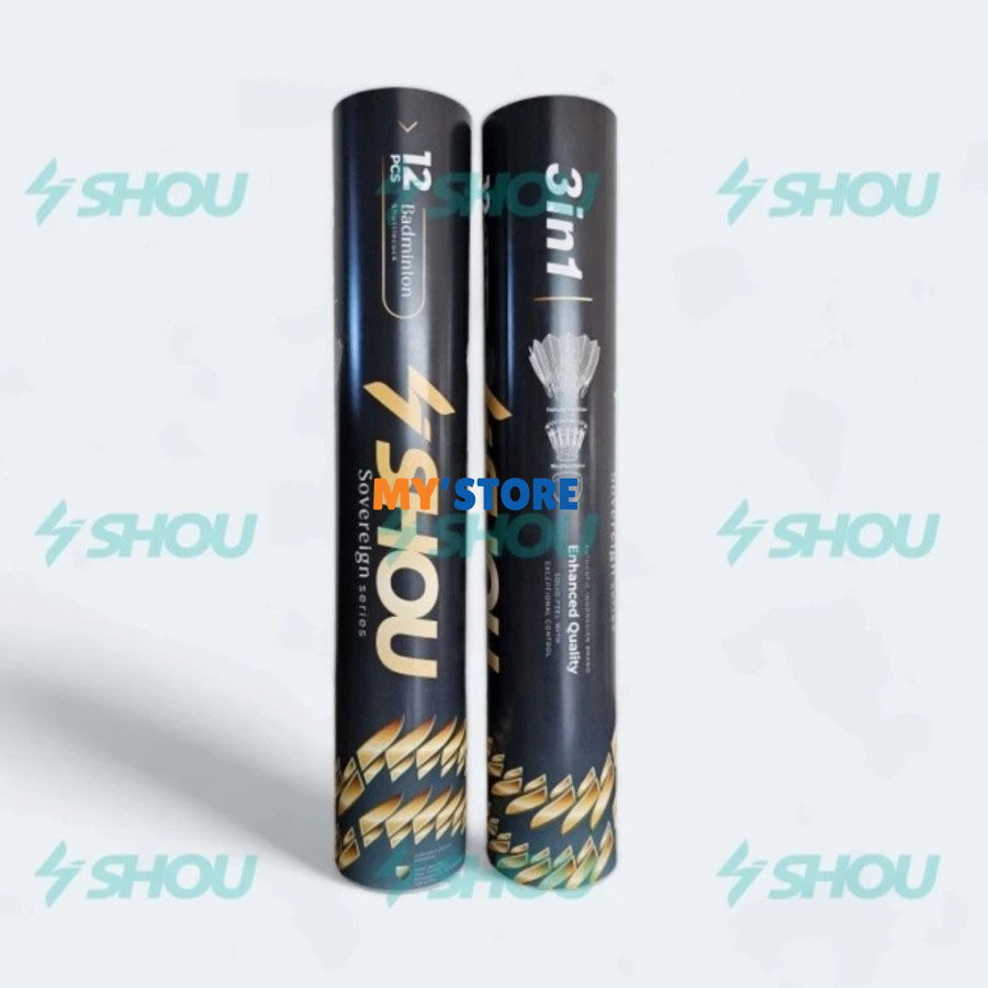 Jual Shuttlecock Shuttle Cock Premium Shou Sovereign 3in1 3 in 1 ...