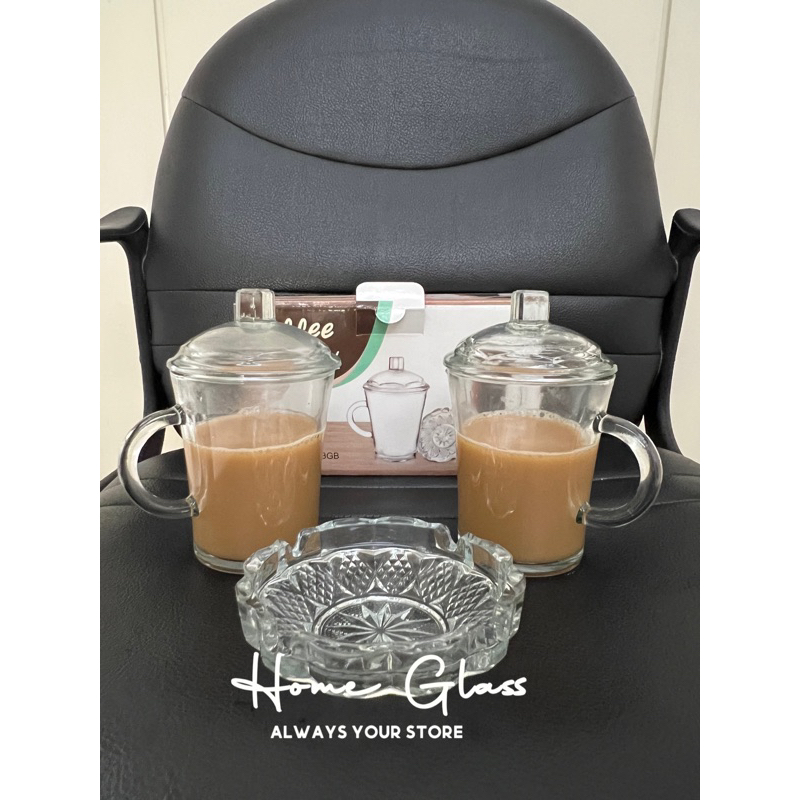 Jual Gelas Gagang/Gelas Kopi/Asbak Cantik/Gelas Gagang duo free asbak ...
