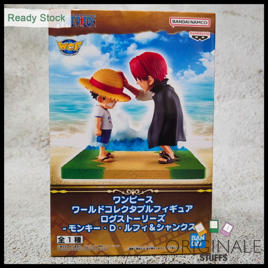 Jual WCF One Piece Log Stories Luffy & Shanks Original Japver | Shopee ...