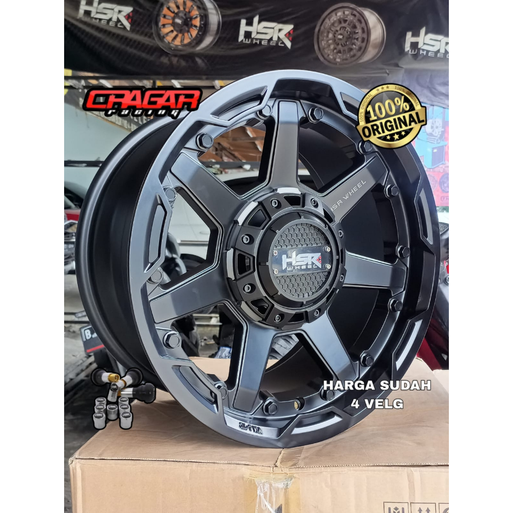 Jual Velg Mobil Hsr DOLAGO R17 Cocok Buat Pajero Fortuner Hilux Triton D max Mux Dll | Shopee ...