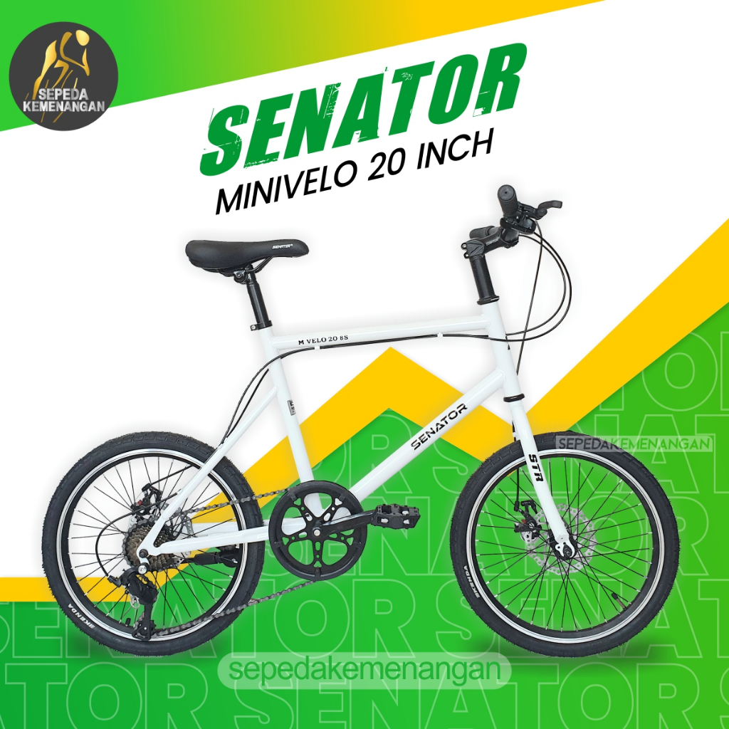 Jual SEPEDA MINIVELO SENATOR 8 SPEED | Shopee Indonesia