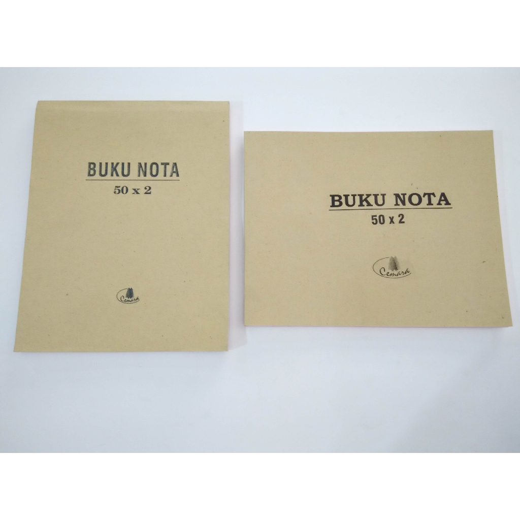Jual Buku Nota 1/2 Folio HVS 50 x 2ply Cemara | Shopee Indonesia