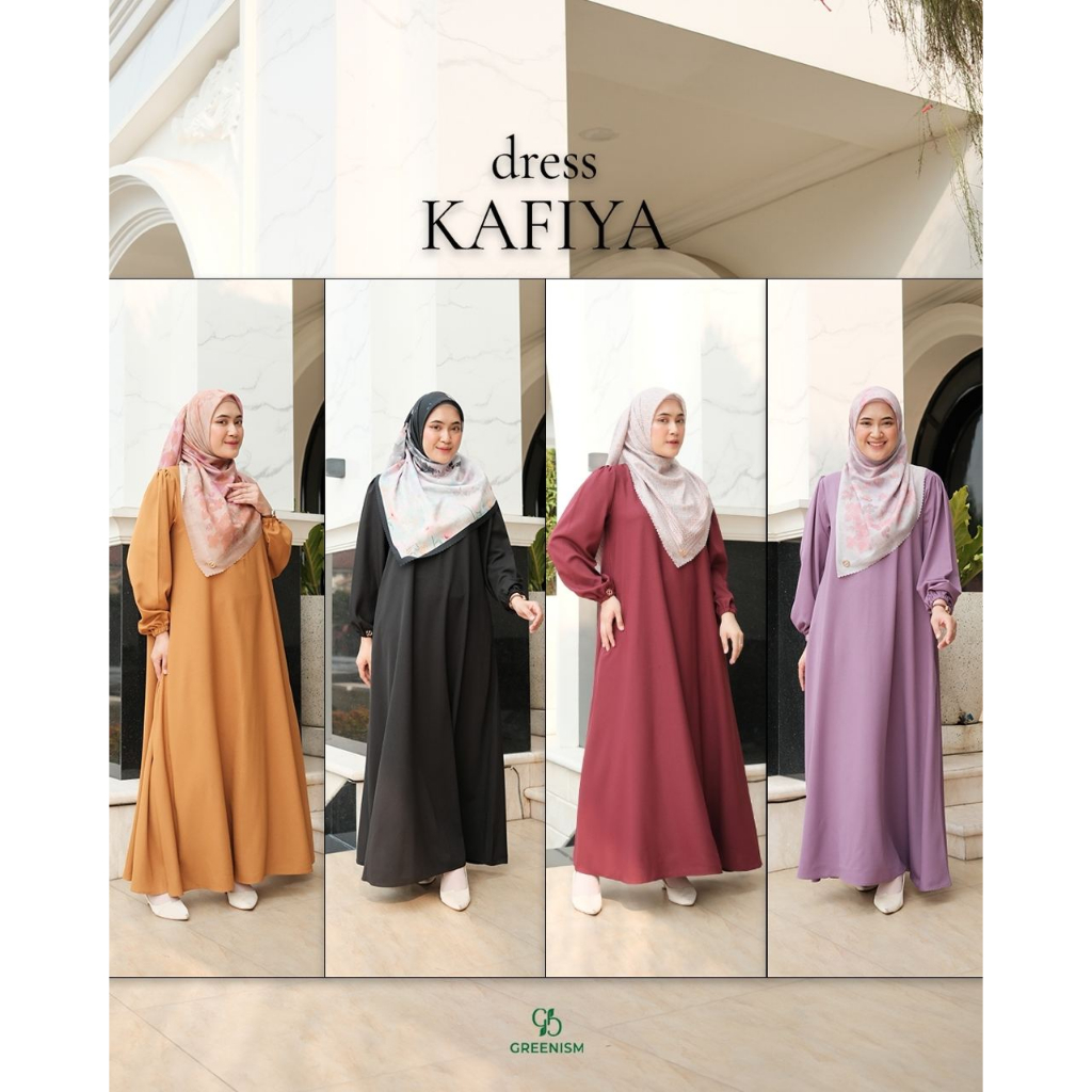 Jual KAFIYA DRESS BY GREENISM (DRESS ONLY) | Shopee Indonesia