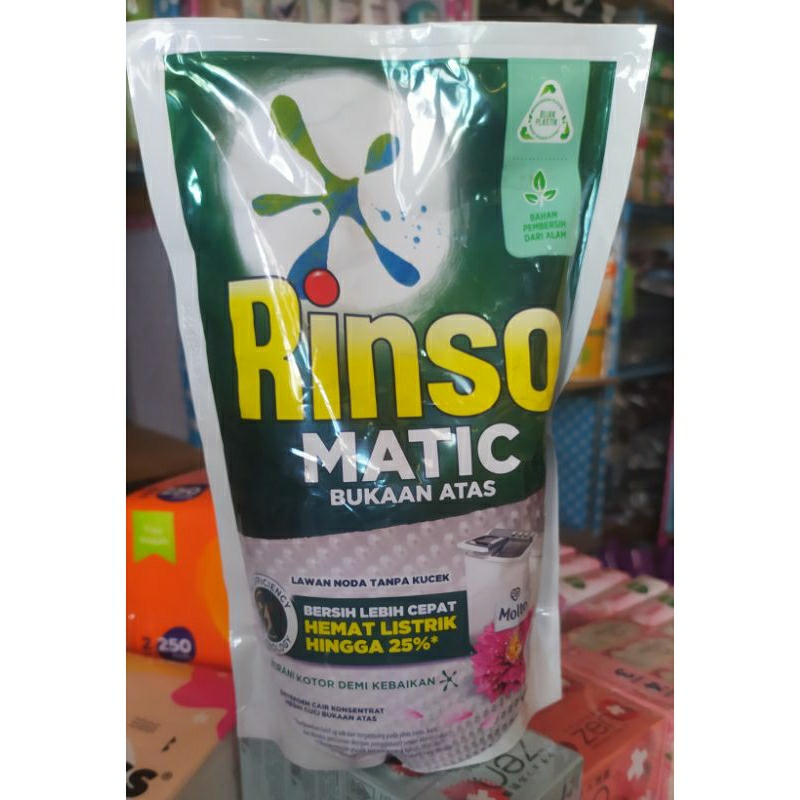 Jual Rinso Matic Detergen Anti Noda Bukaan Atas 700ml | Shopee Indonesia