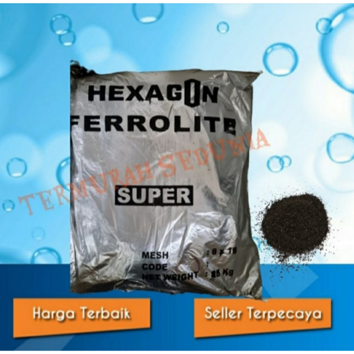 Jual Ferolite Super 1Sak Isi 25kg - Pasir Aktif Media Filter Air ...