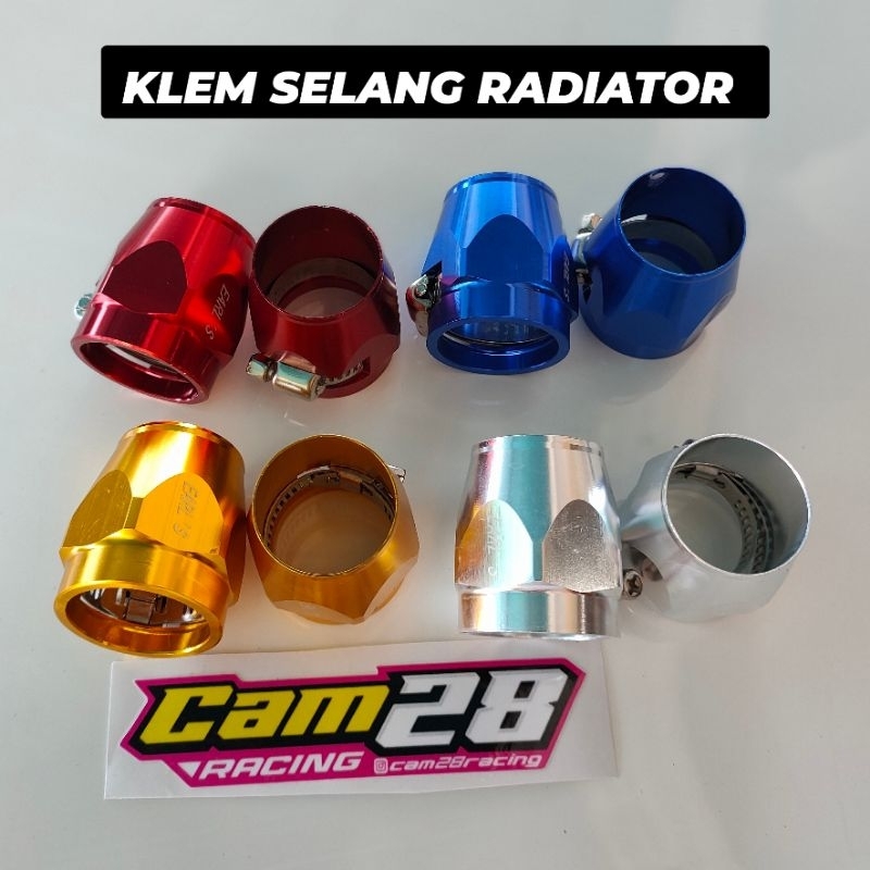 Jual Klem selang radiator ninja r rr ss silver blue merah gold | Shopee ...