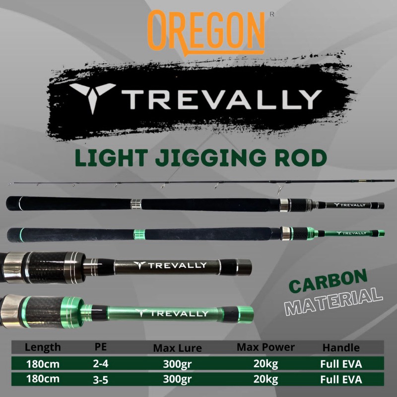 Jual Joran Oregon Trevally 180 Carbon Solid | Shopee Indonesia