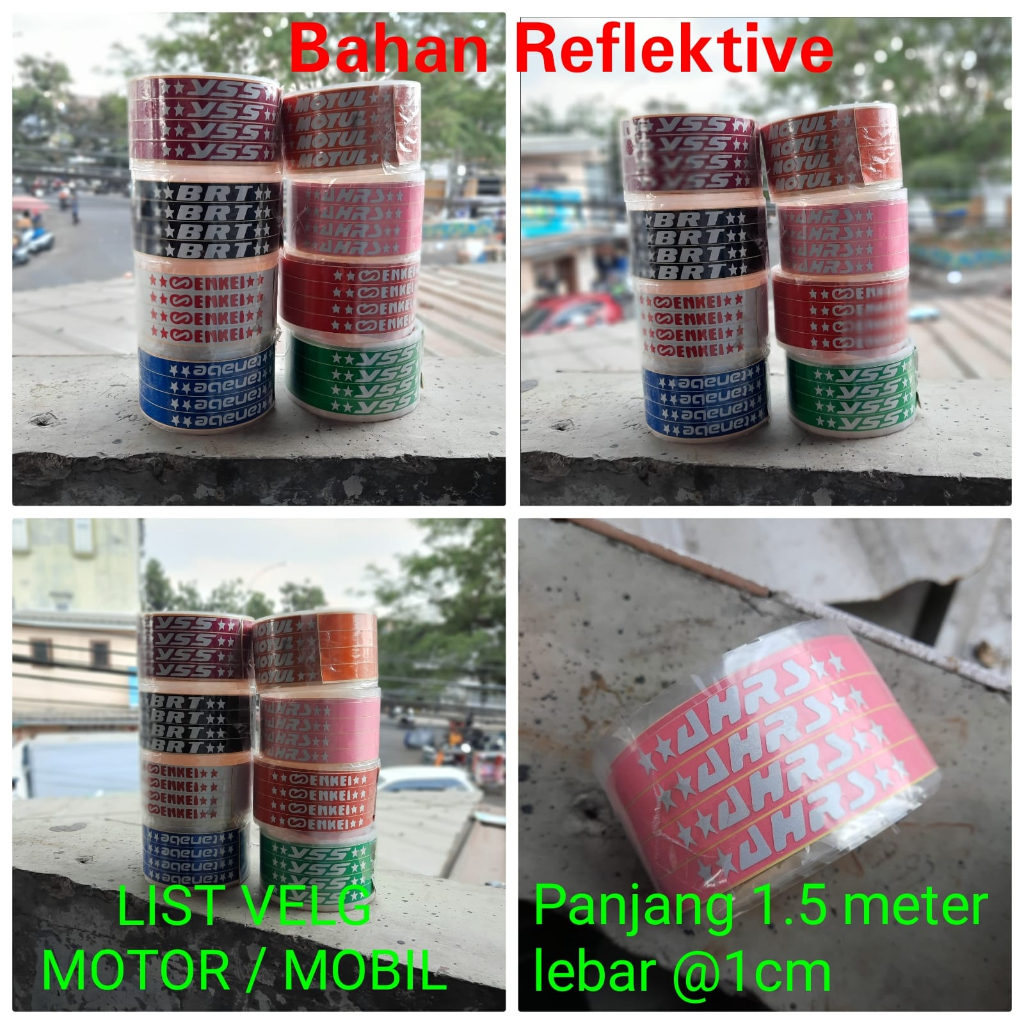 Jual STIKER REFLEKTIF LIS VELG MOTOR DAN MOBIL STICKER | Shopee Indonesia