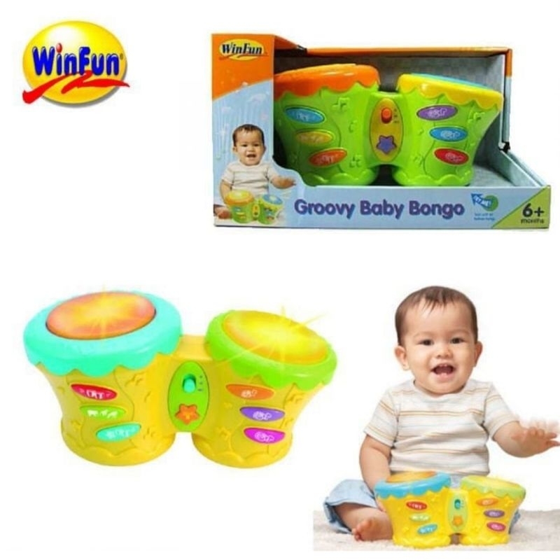 Jual win fun groovy baby bongo | Shopee Indonesia