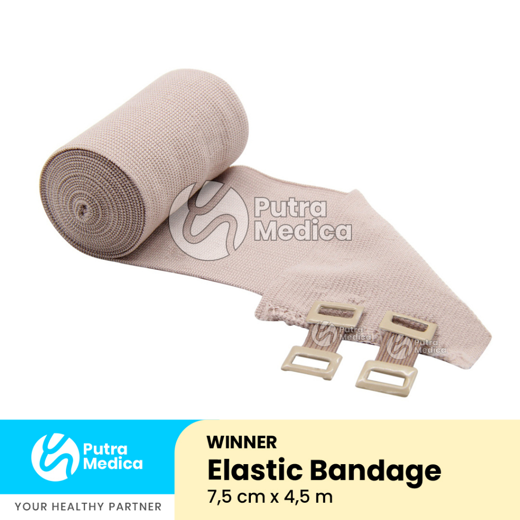 Jual Winner General Care Elastic Bandage 7,5cm x 4,5m / Perban Coklat ...