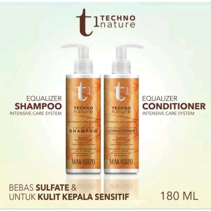 Jual MAKARIZO T1 Techno Nature Shampo|Conditioner (No SLS)180ML ...