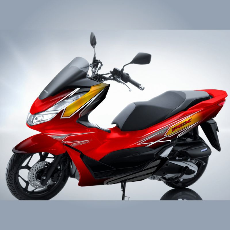 Jual sticker variasi decal full body honda pcx 160/150 decal full blok ...