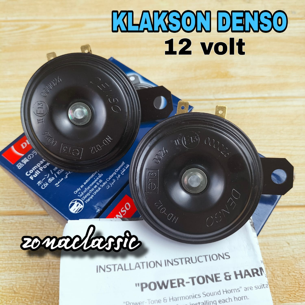 Jual Klakson Denso 12 V Suara Mobil Avanza Bisa Buat Motor Original ...
