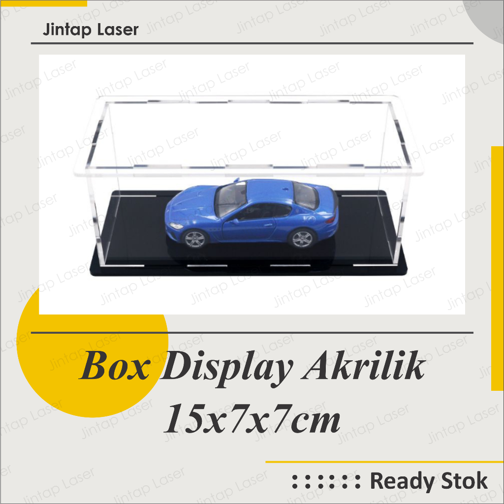 Jual Box Display Acrylic 15x7x7cm Kotak Akrilik Diecast Bongkar Pasang ...