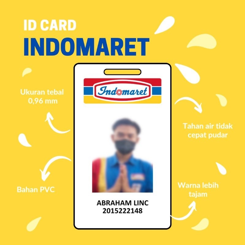 Jual ID card indomaret PVC | Shopee Indonesia
