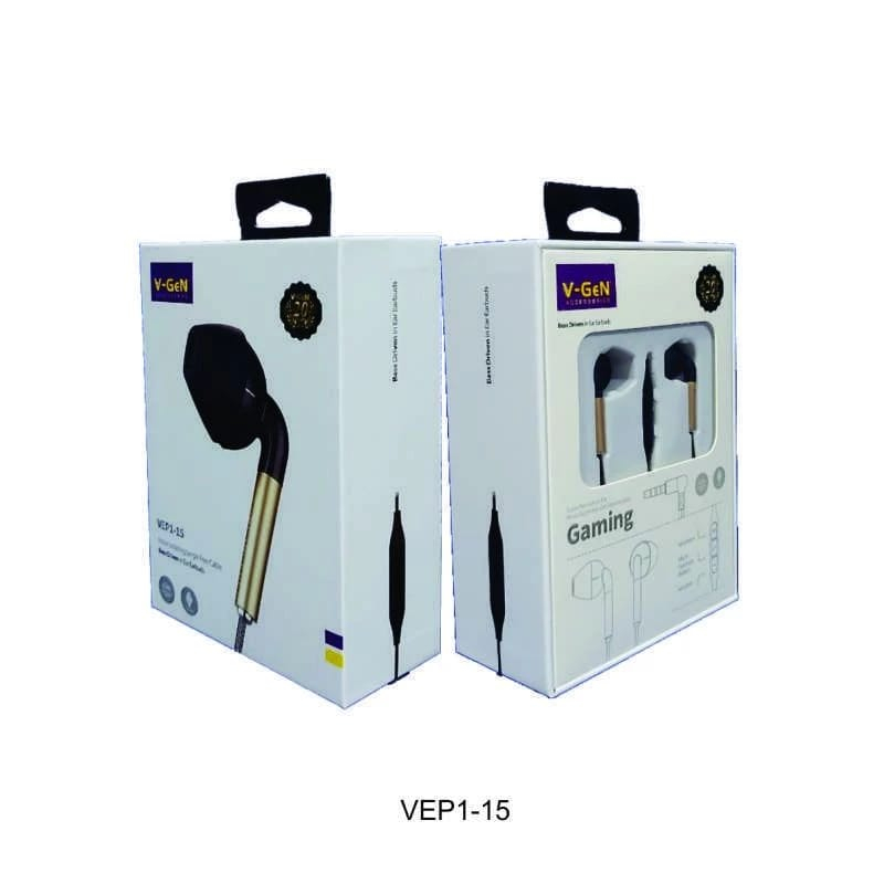 Jual C_ Headset Gaming V-GEN VEP1 15 Original Vgen Wired Earphone ...