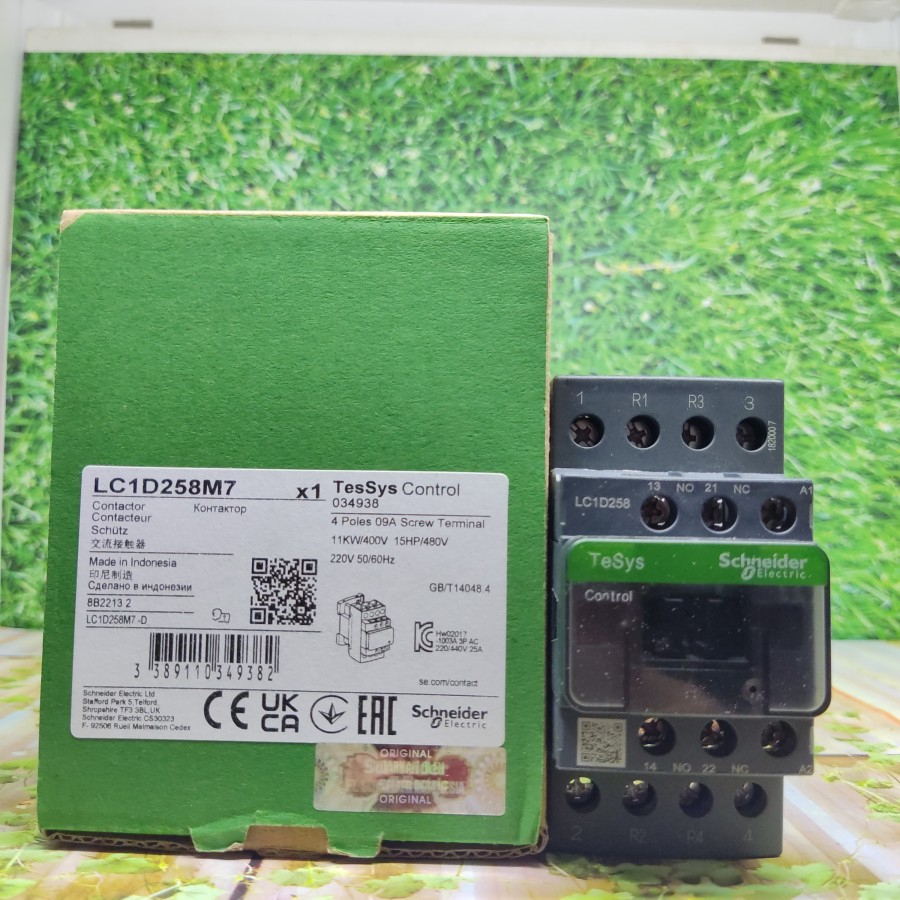 Jual Kontaktor Schneider LC1D258 M7 4P CONTACTOR LC1D258M7 LC1D-258M7 ...