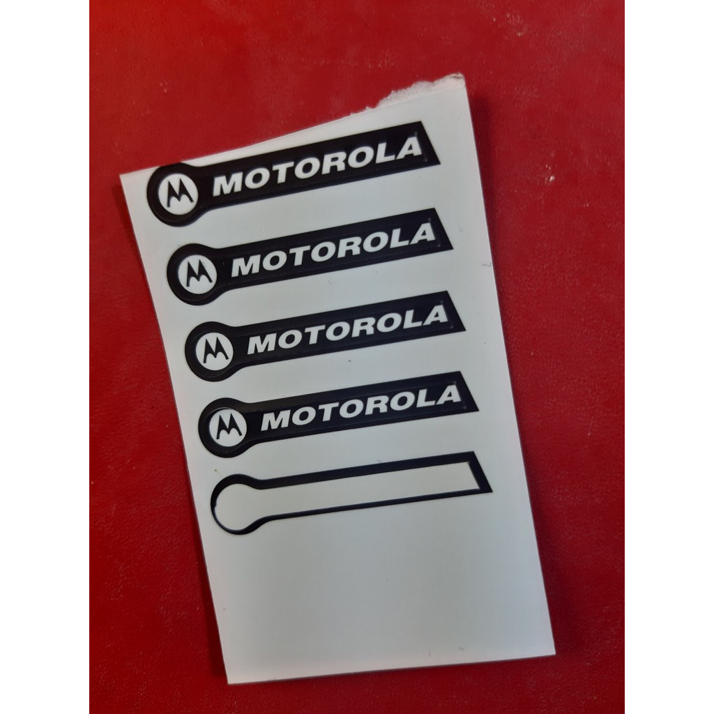Jual Stiker Ht Motorola Gp3188 Sticker ATAS Ht Motorola GP 3188 Label ...