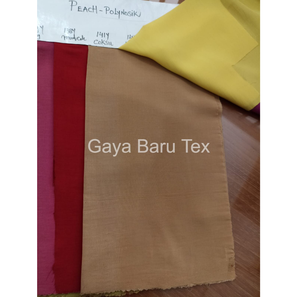 Jual Kain / Peach Polynosic 58" (PP) | Shopee Indonesia